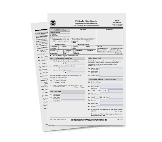 How to Apply for I-129F Form: Petition for Alien Fiancé(e)